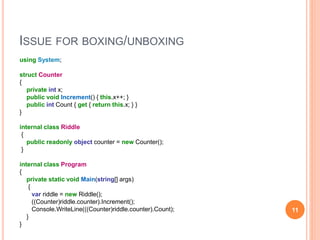 Boxing & unboxing | PPTX