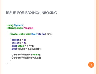 Boxing & unboxing | PPTX
