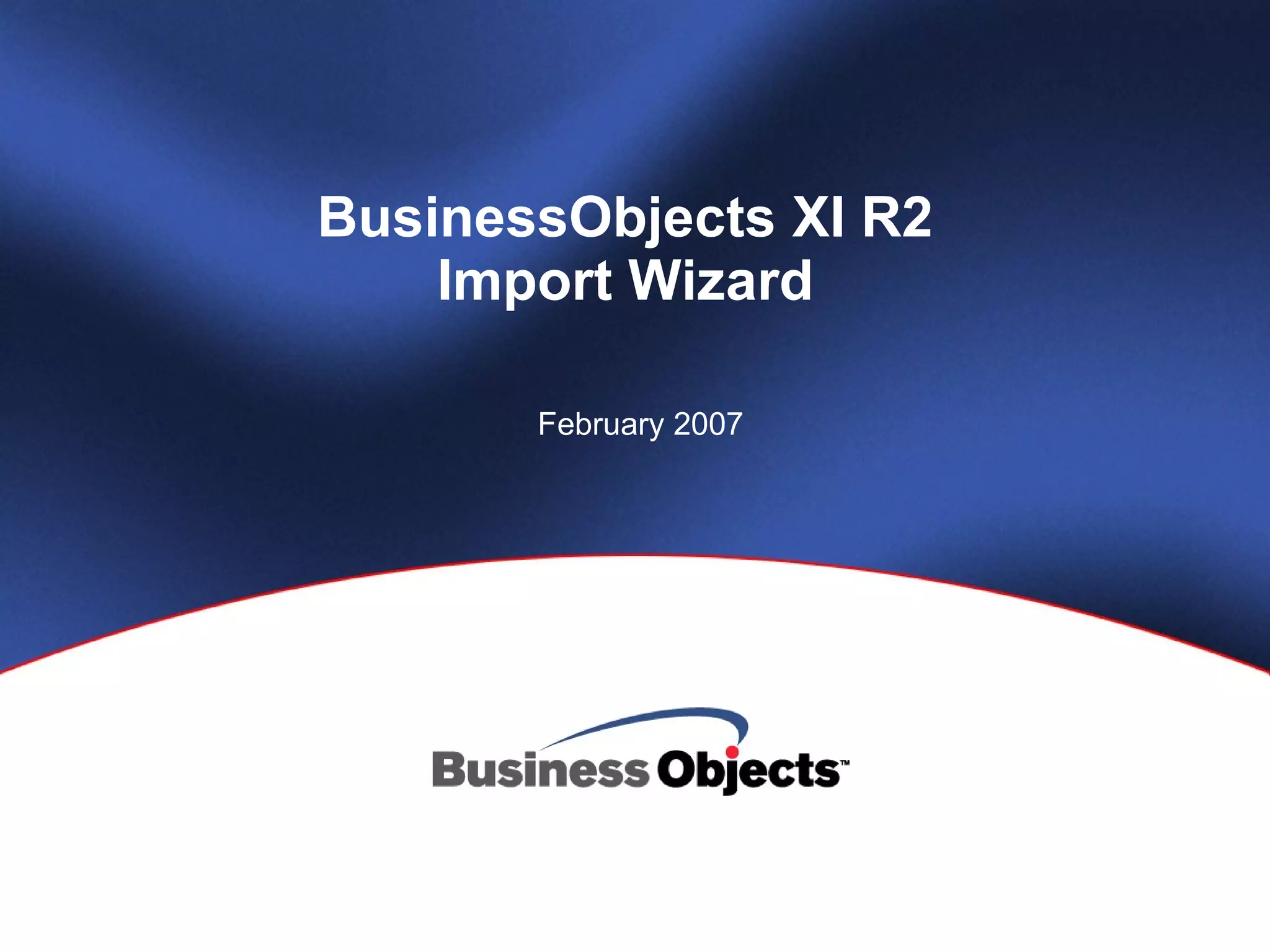 Boxir2 Import Wizard | PPT