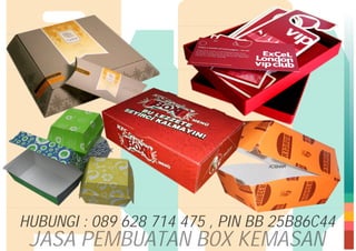 JASA PEMBUATAN BOX KEMASAN MAKANAN | PDF