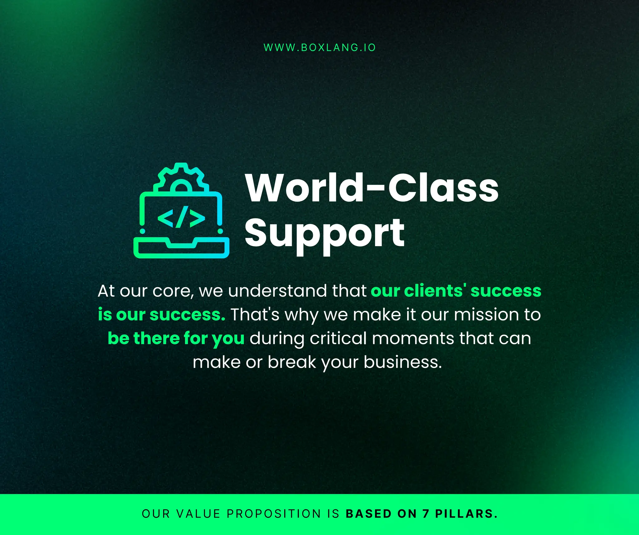 BoxLang DNA - Feature: World-Class Support | PDF