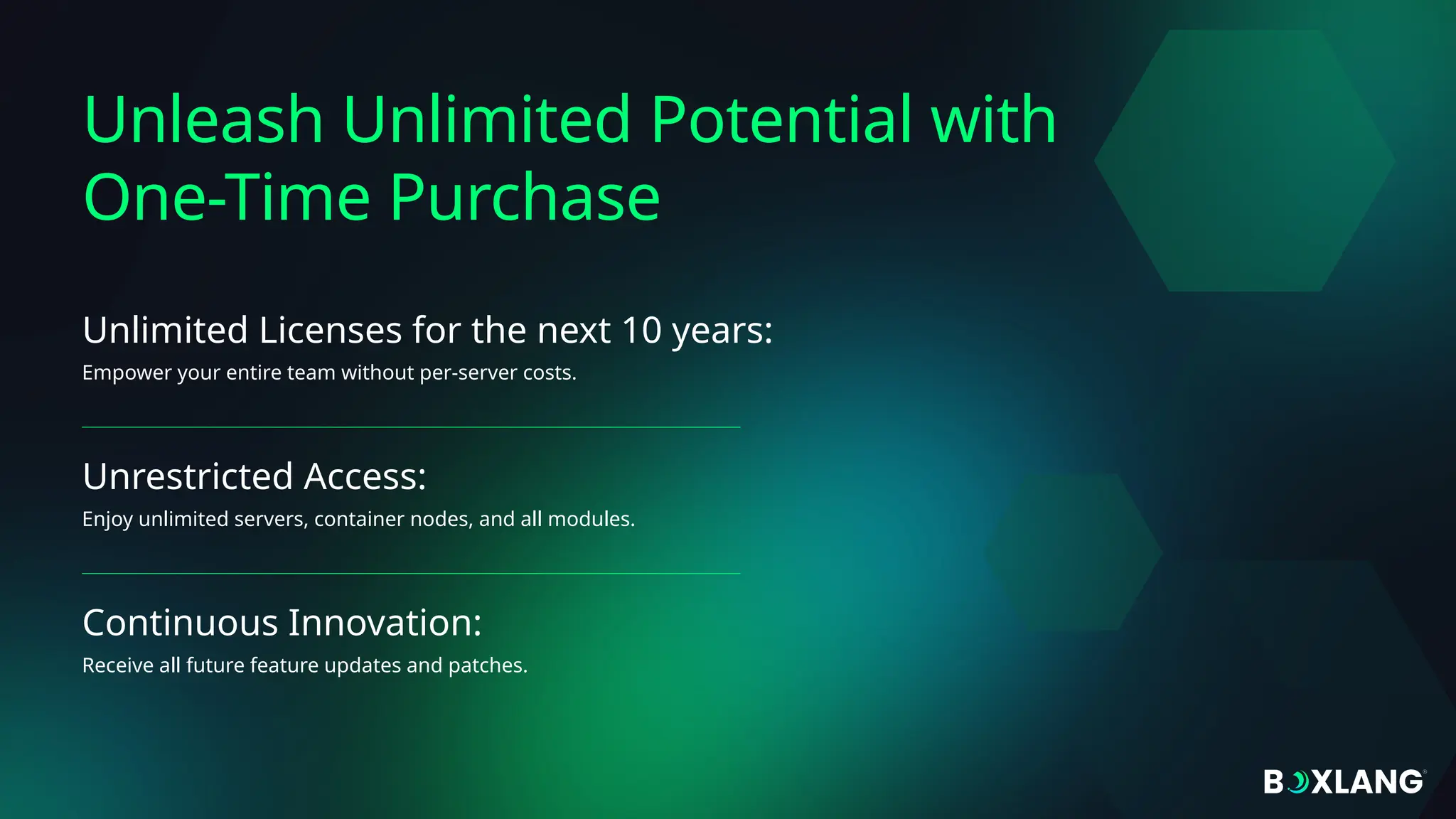 BoxLang Last Visionary Licenses opportunity | PPT