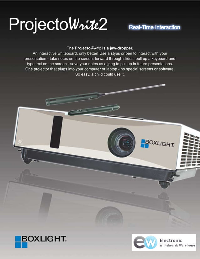 Boxlight ProjectoWrite2 | PDF