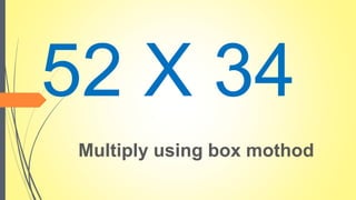 Box multiplication copy | PPTX