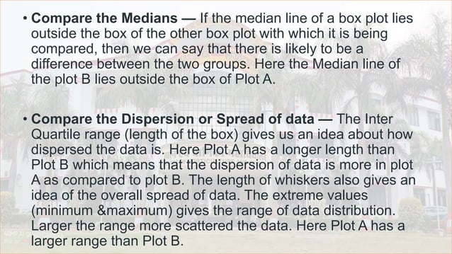box plot or whisker plot | PPTX | Technology & Computing