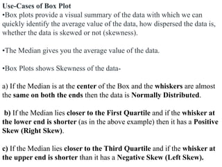visual representation with BOX PLOT,BAR PLOTS | PPTX
