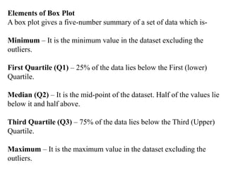 visual representation with BOX PLOT,BAR PLOTS | PPTX