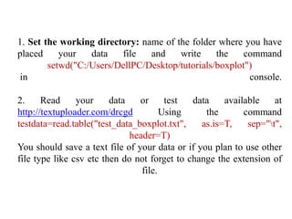 Boxplots Using R (for Beginners) | PPT