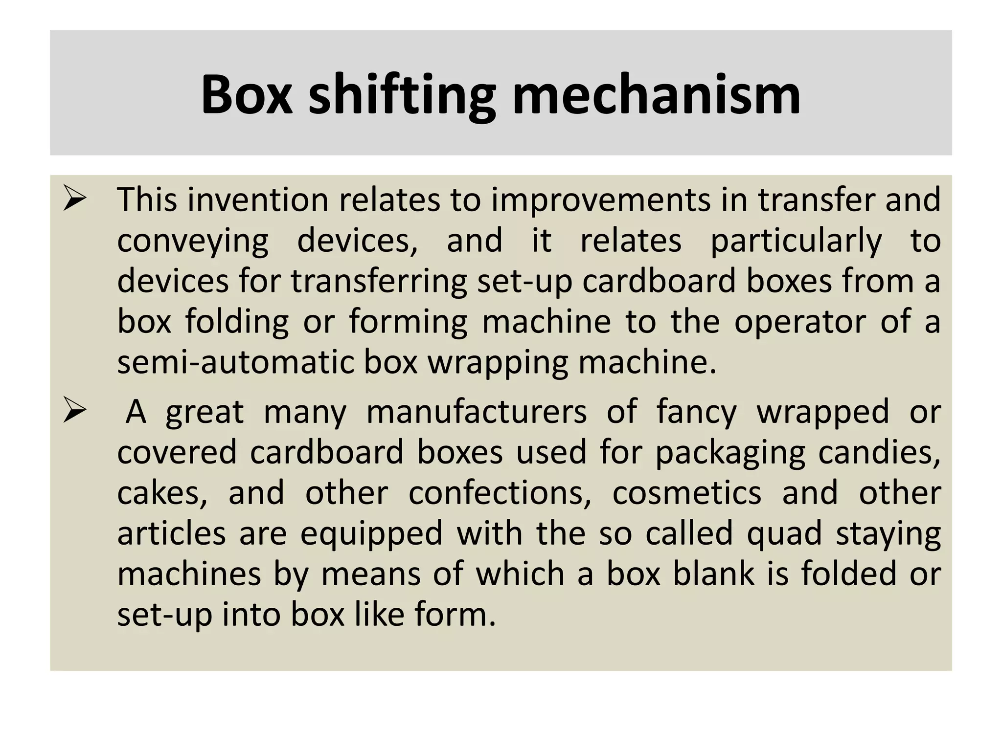 Box shefting | PPTX
