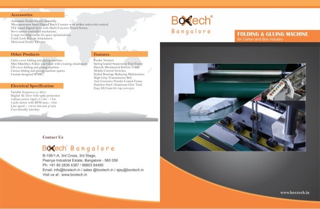 Boxtech Bangalore, Bengaluru, Gluing & Packaging Machines
