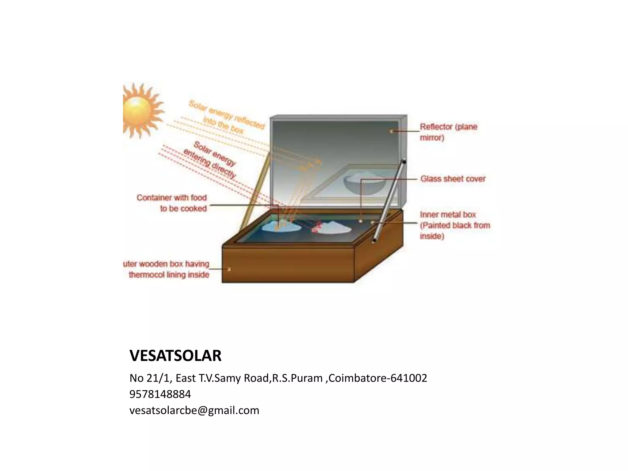 Box Type Solar Cooker | PPTX