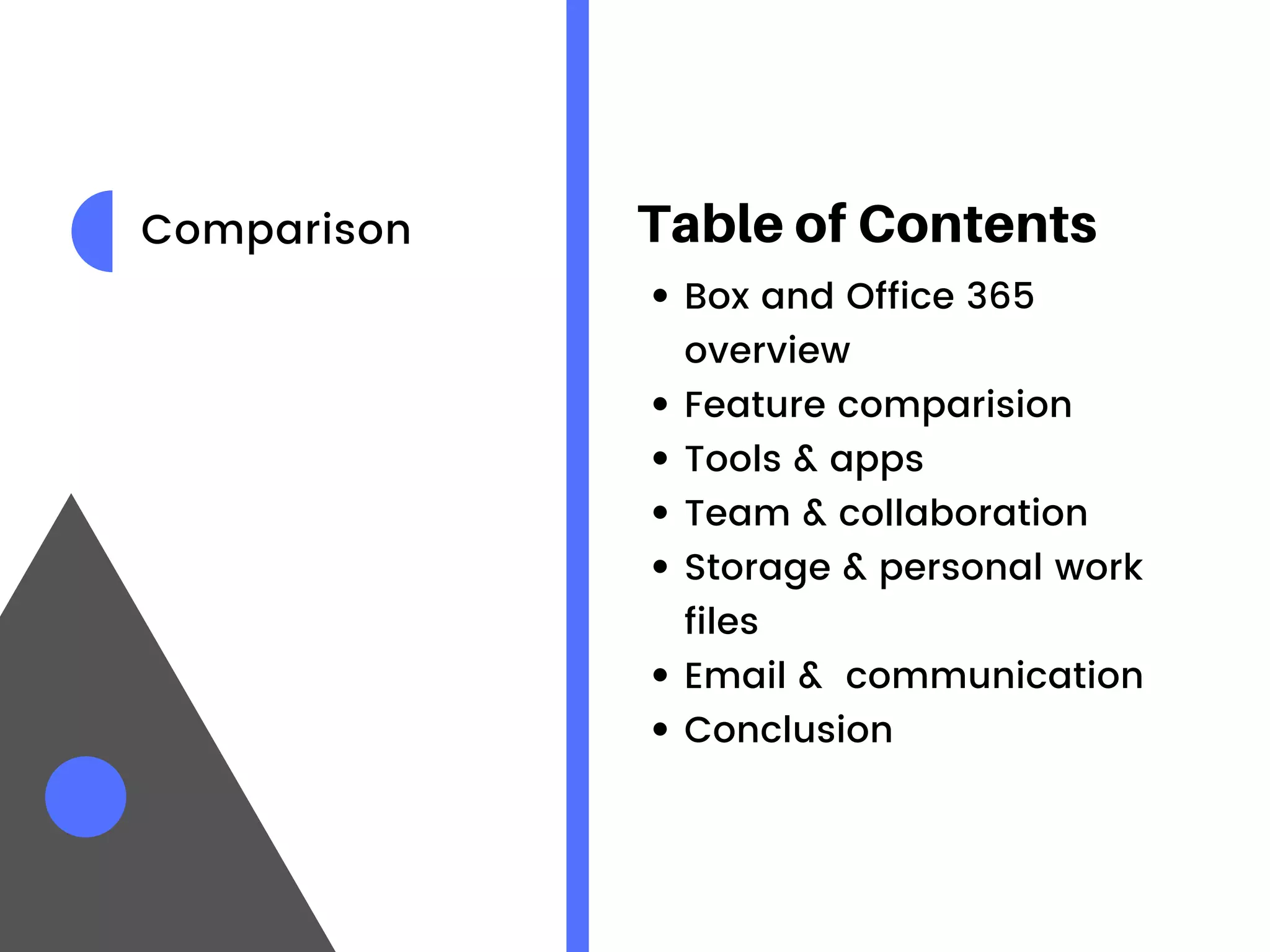 Box vs. Microsoft 365 (Office 365) Feature Comparison | PPT