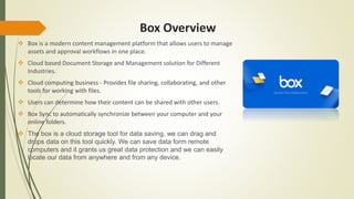 Box vs OneDrive Features Comparison | PPTX