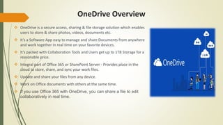 Box vs OneDrive Features Comparison | PPTX