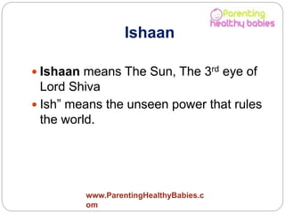Hindu Baby Boy Names That Will Never Go Out of Style! | PPTX