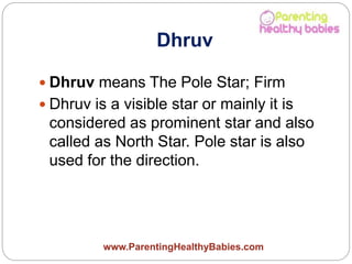 Hindu Baby Boy Names That Will Never Go Out of Style! | PPTX
