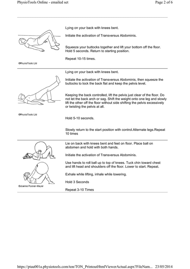 Core Stability Programme | PDF