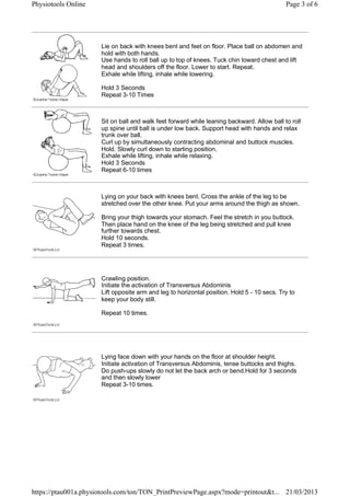 6 week discectomy | PDF