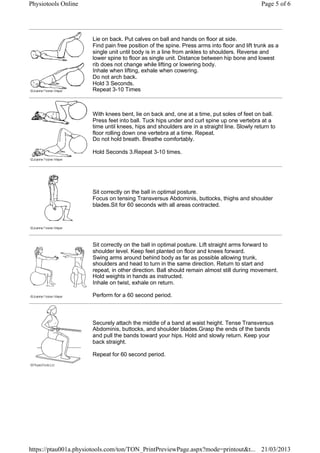 6 week discectomy | PDF