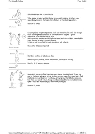 6 week discectomy | PDF