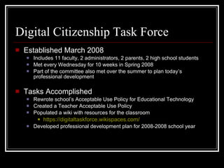 Digital Citizenship overview | PPT | Education