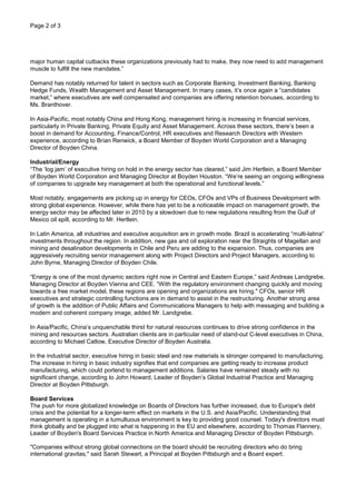 Boyden Executive Outlook | PDF