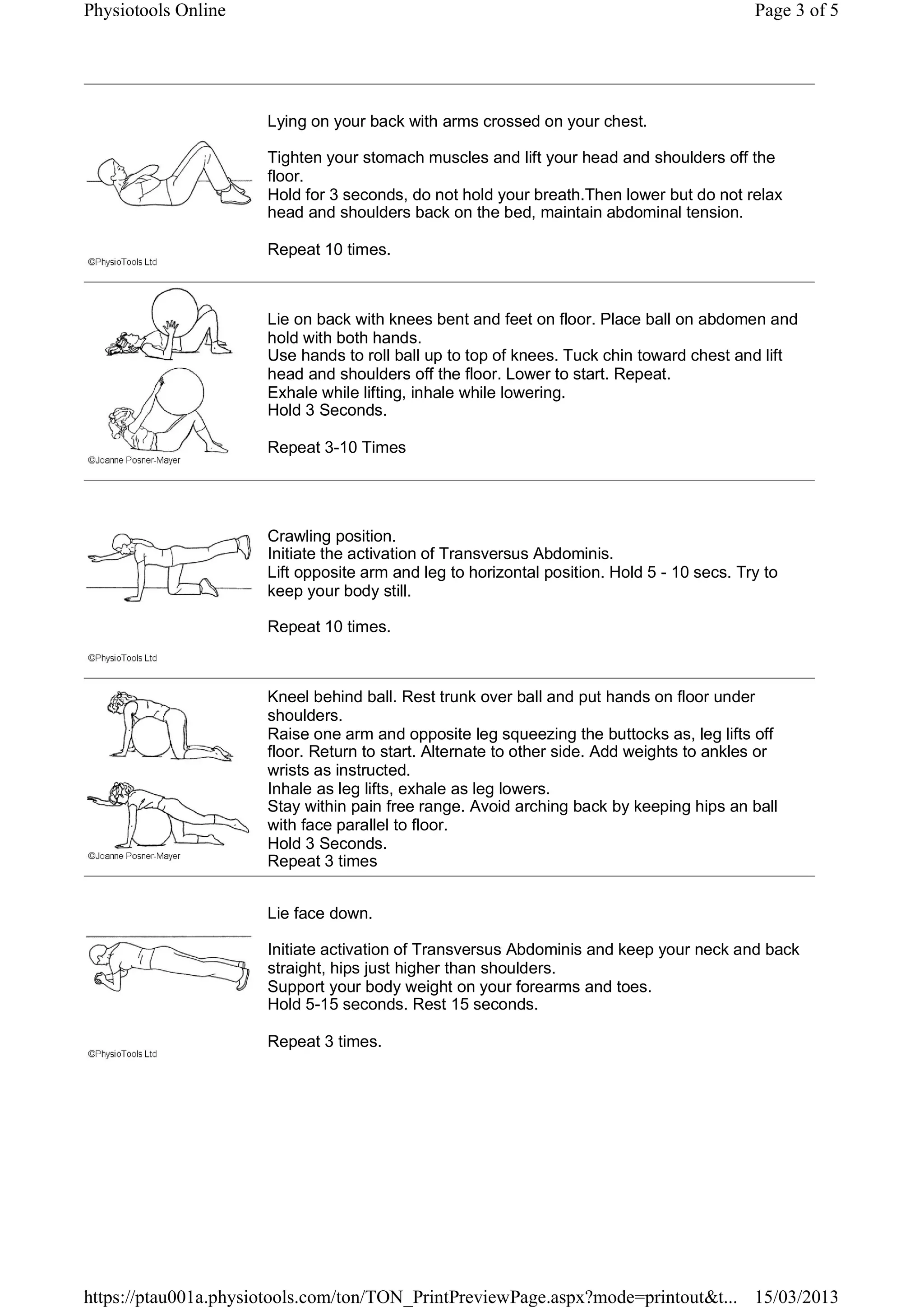 Lumbar Stabilisation | PDF