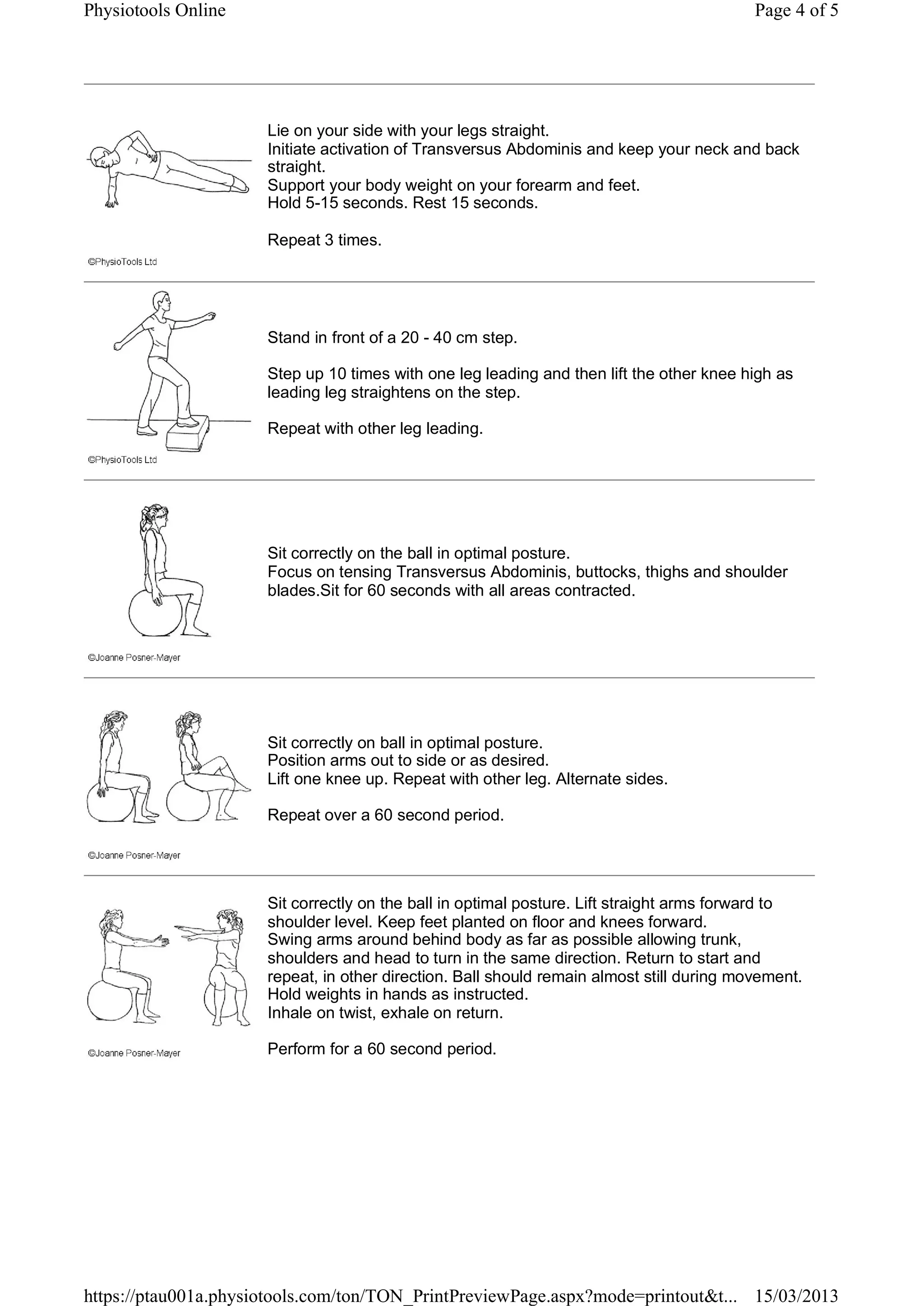 Lumbar Stabilisation | PDF