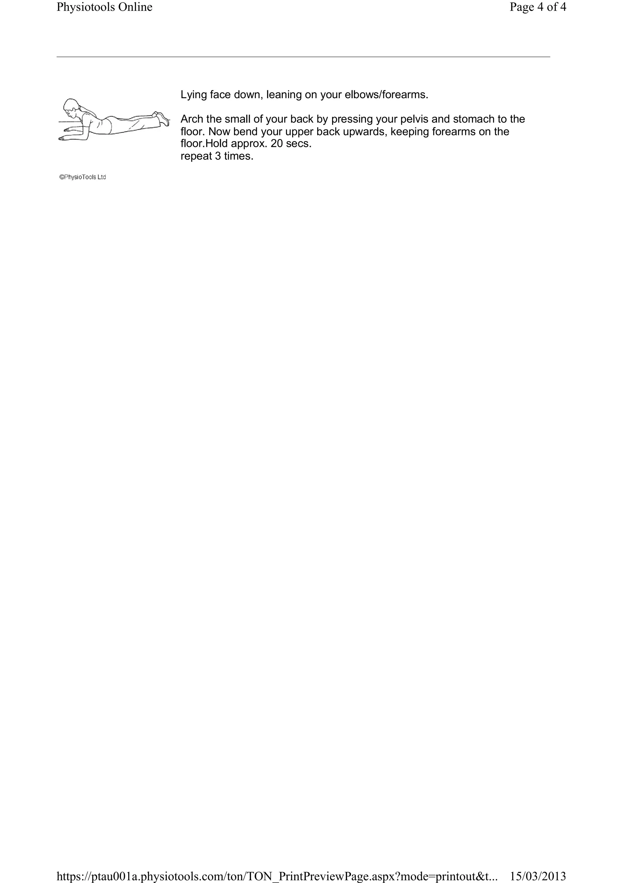 Lumbar Stretching | PDF