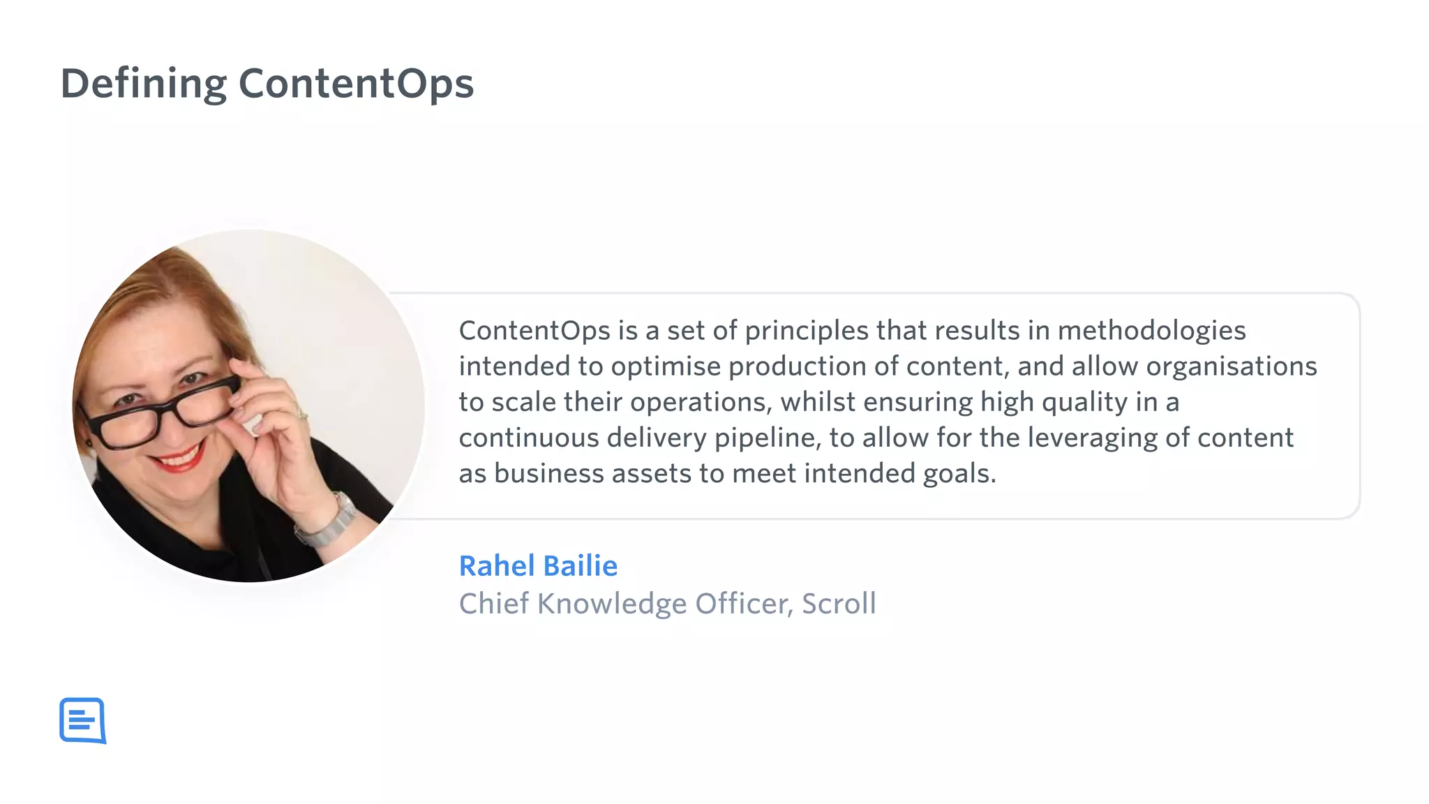 Content Operations: Connecting strategy and delivery | PDF