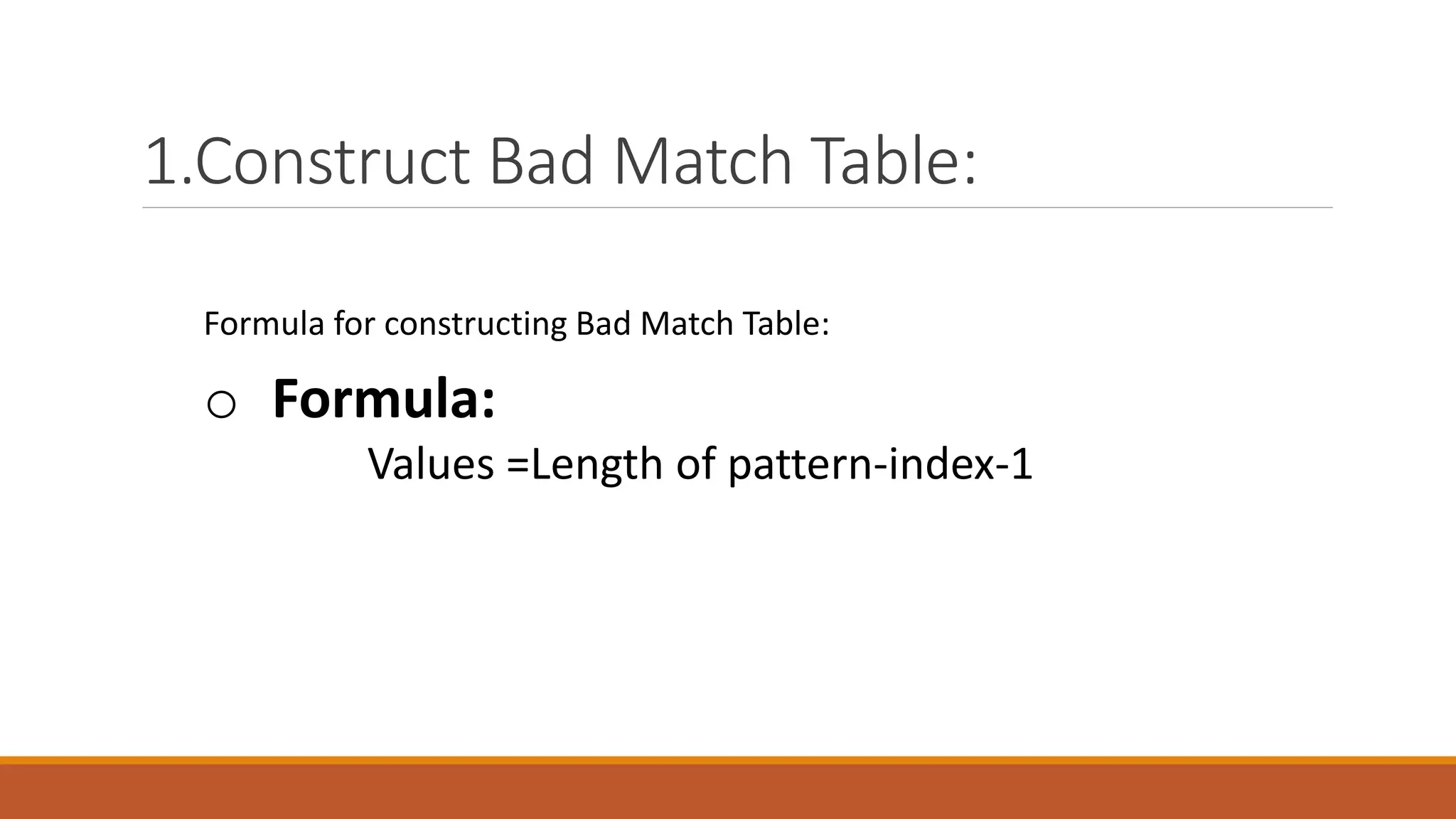 Boyer moore algorithm | PPTX