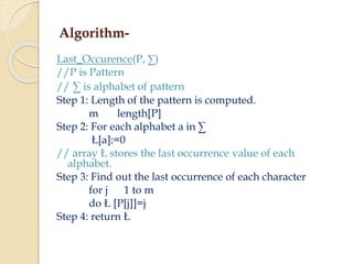 Boyer more algorithm | PPT