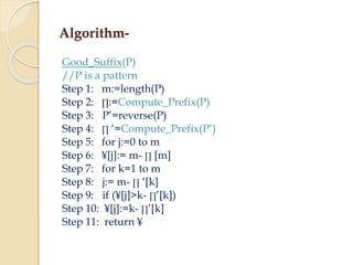 Boyer more algorithm | PPT