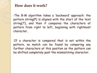 Boyer more algorithm | PPT