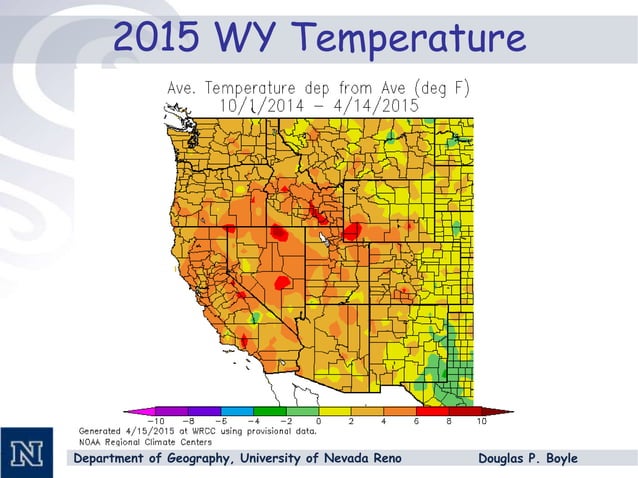 Nevada State Climate Office - Doug Bolye, Nevada State Climatologist ...