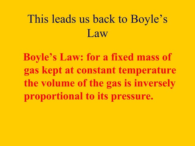 Boyles Law | PPT