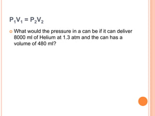 Pressure & Volume | PPTX