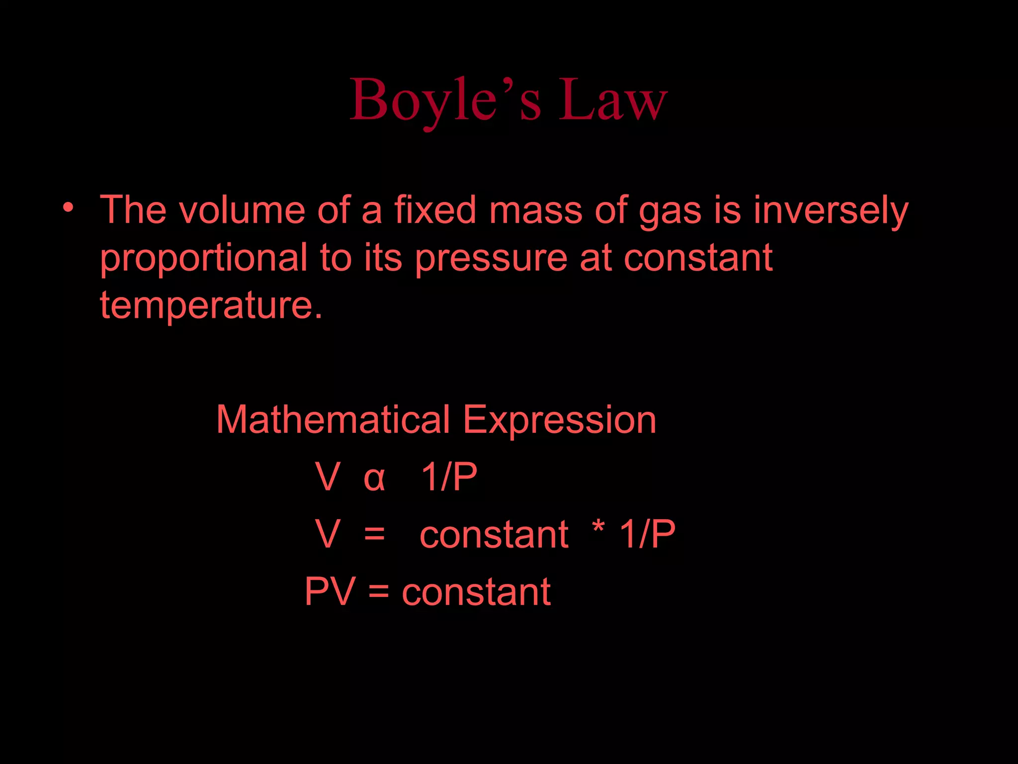 Boyle’s law | PPT