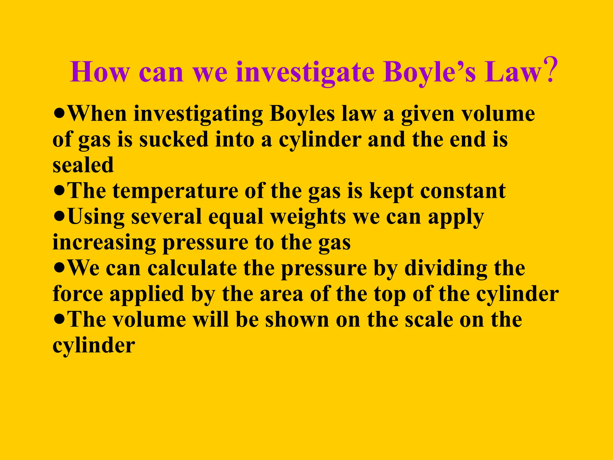 Boyle's Law ppt in engineering thermodynamics | PPTX