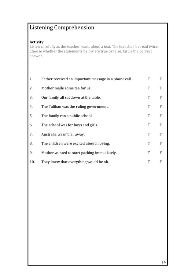 Boy Overboard EAL Booklet | DOCX | Sports