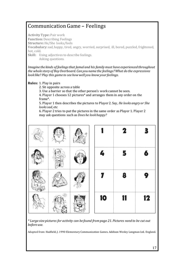 Boy Overboard EAL Booklet | DOCX | Sports