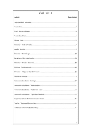 Boy Overboard EAL Booklet | DOCX