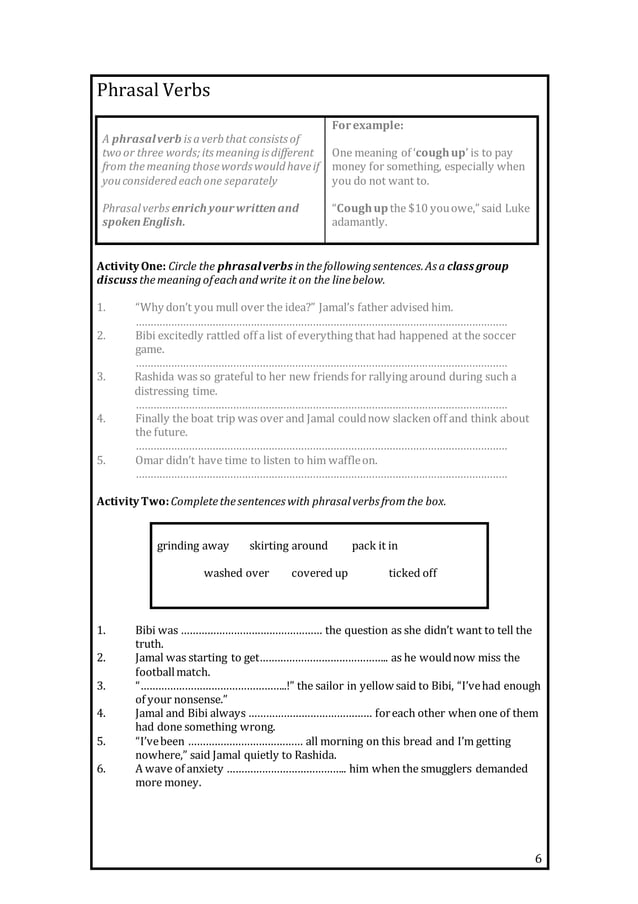 Boy Overboard EAL Booklet | DOCX | Sports