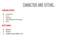 Boy presentation chapter 1 | PPTX