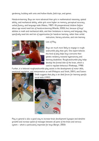 Boys and SSP - The Speech Sound Pics Approach to Reading and Spelling | PDF