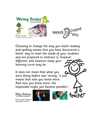 Boys and SSP - The Speech Sound Pics Approach to Reading and Spelling | PDF