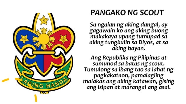 Boy Scout Orientation Power point Presentation | PPTX