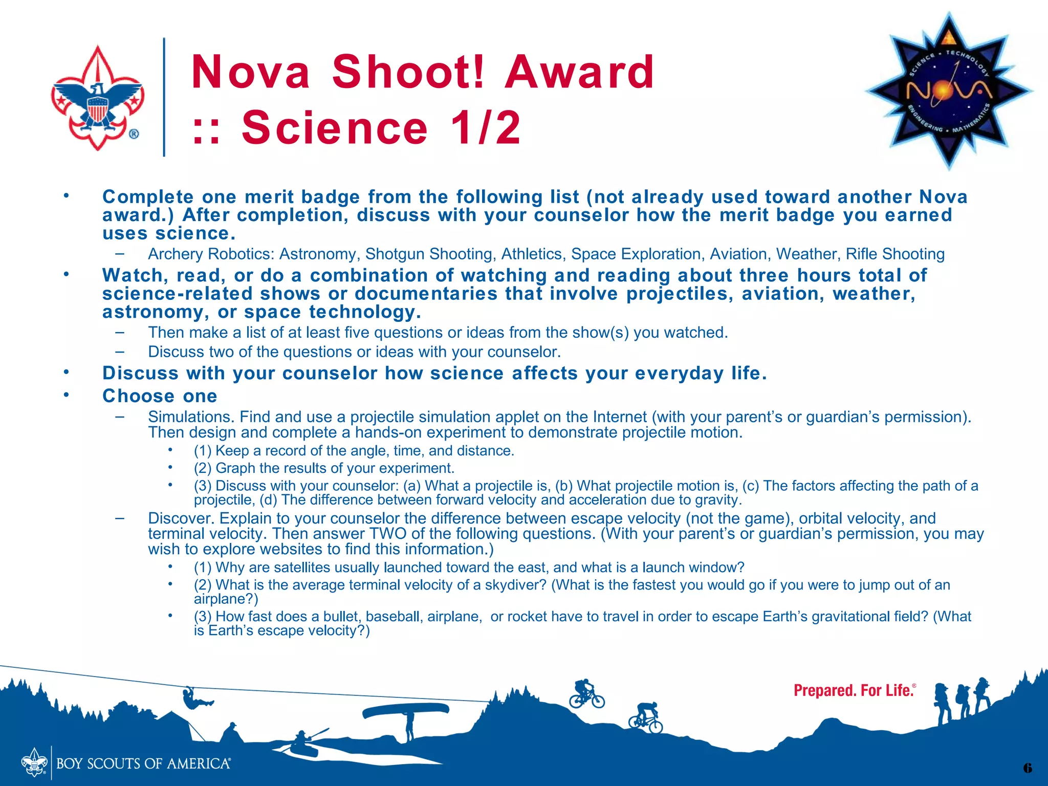 Boy Scouts STEM Nova Awards | PPT