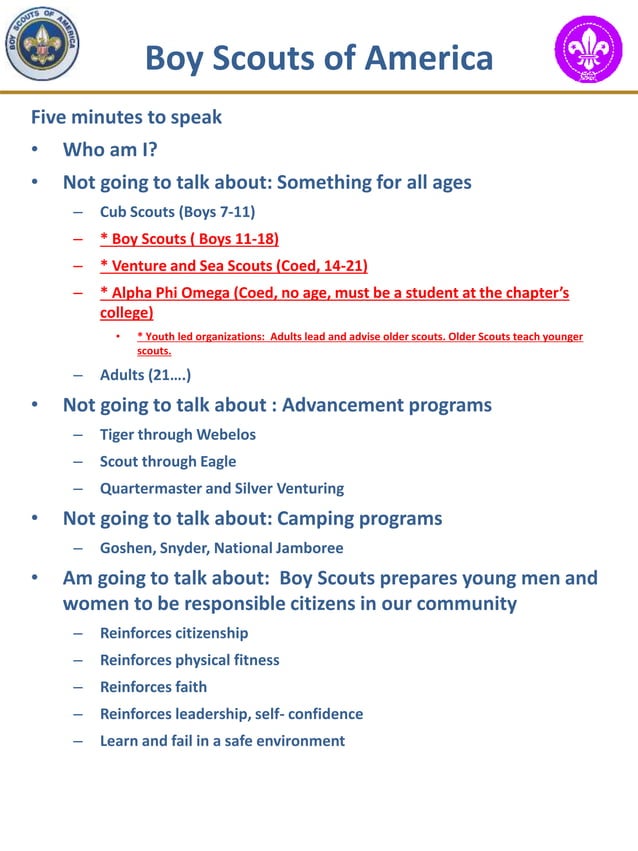 COR 5 minute speech | PPTX | North America Travel | Travel Locations