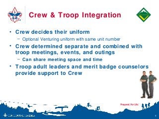 Venturing: Extending the Boy Scout Troop | PPT